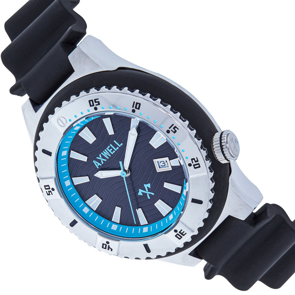 Axwell Summit Men's Watch Black Band Silver Case AXWAW108-1 – Axwell ...